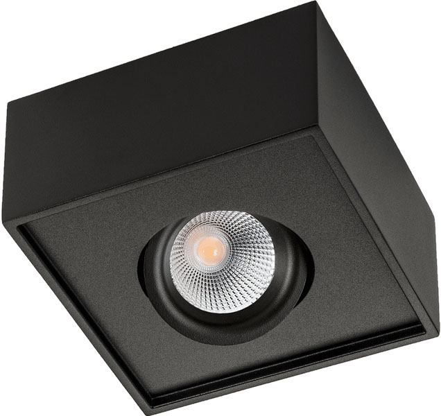 SG CUBE LUX SORT 2700K, UTENPÅLIGGENDE – Elektro Solutions AS